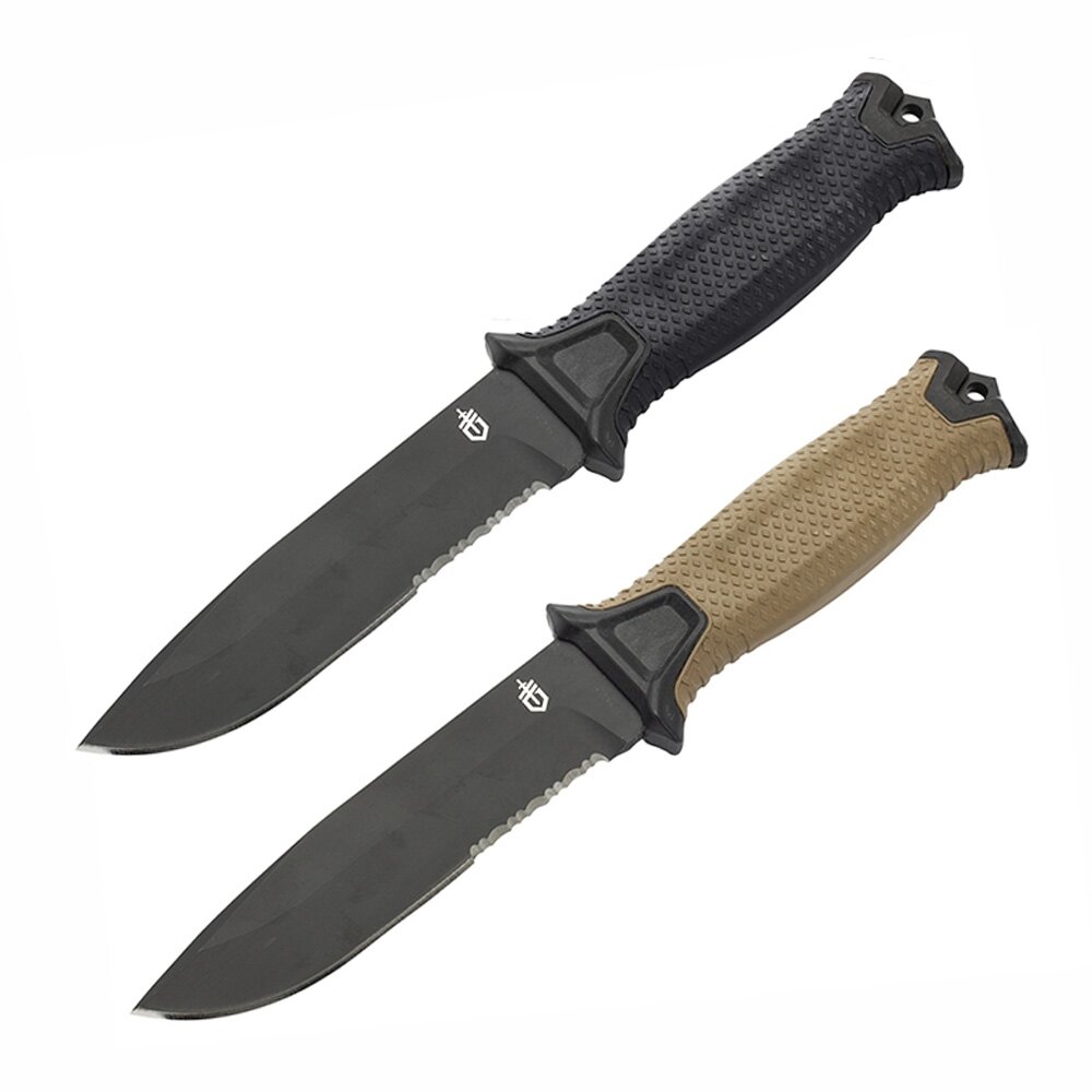 Gerber StrongArm Serrated Edge Kampfmesser 420HC FullTang Edelstahlkl